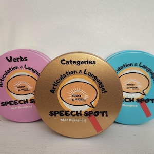 Speech Spot BUNDLE- All Three Sets! Articulation/language, Verbs and ...