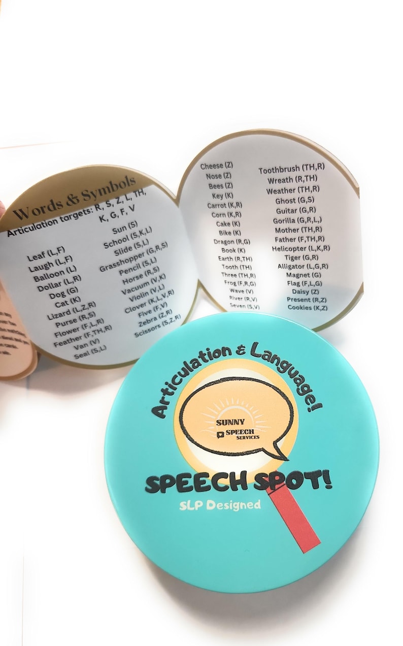 Speech Spot Card Game (articulation and Language) - Etsy