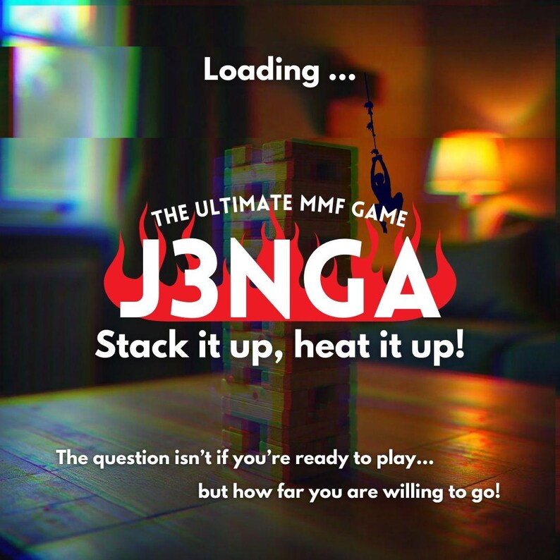 Sexy Jenga stack It Up, Heat It Up MMF Swinger Edition Naughty Party Game Printable PDF for ...