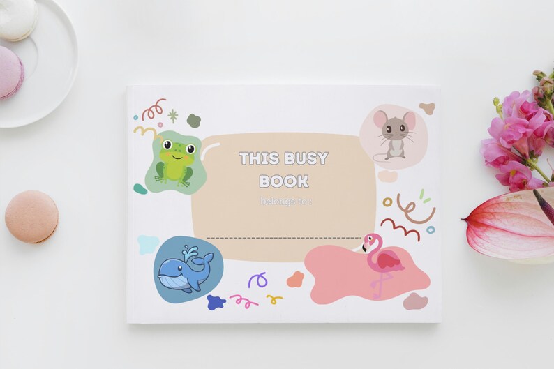Printable Busy Book | Busy Book for Toddlers | Digital File | Toddler ...