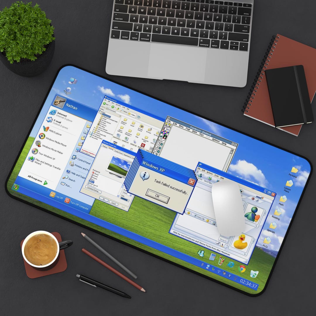 Large Windows XP Desk Mat - Etsy