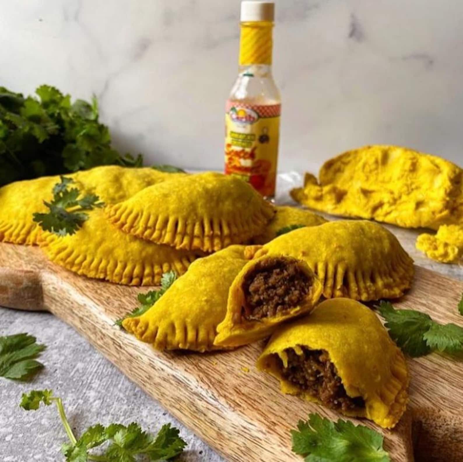 Authentic Jamaican Beef Patties Recipe Card – Flaky Pastry With Bold ...