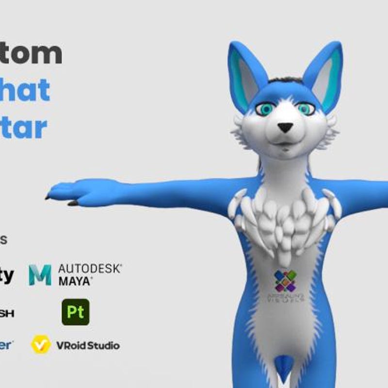 Vrchat Avatar Commission - Etsy