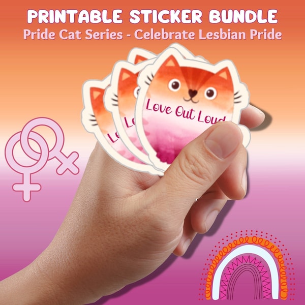 Discreet Lesbian Sticker - Etsy