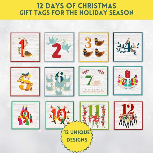 12 Days of Christmas Secret Santa - Etsy