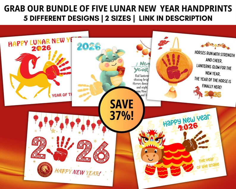 Lunar New Year, Handprint Craft, Year of the Horse, Chinese New Year ...