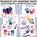 Presidents Day Handprint Craft, Patriotic Handprint Art, Handprint Sign ...