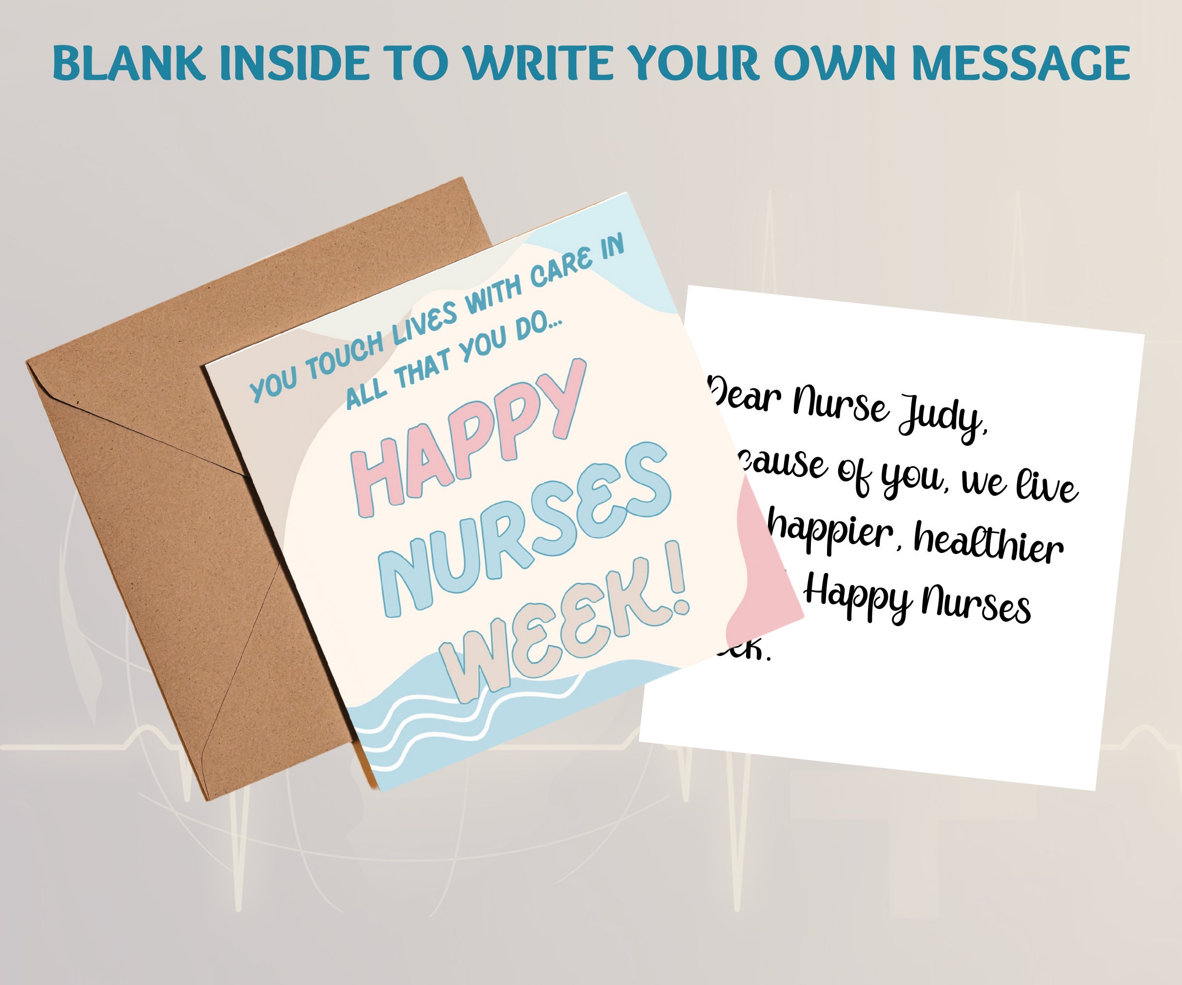 Happy Nurses Week, Printable Card, Nurses Week, National Nurses Day ...