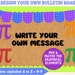 Pi Day Bulletin Board Kit, Classroom Decor, Printable March Bulletin ...