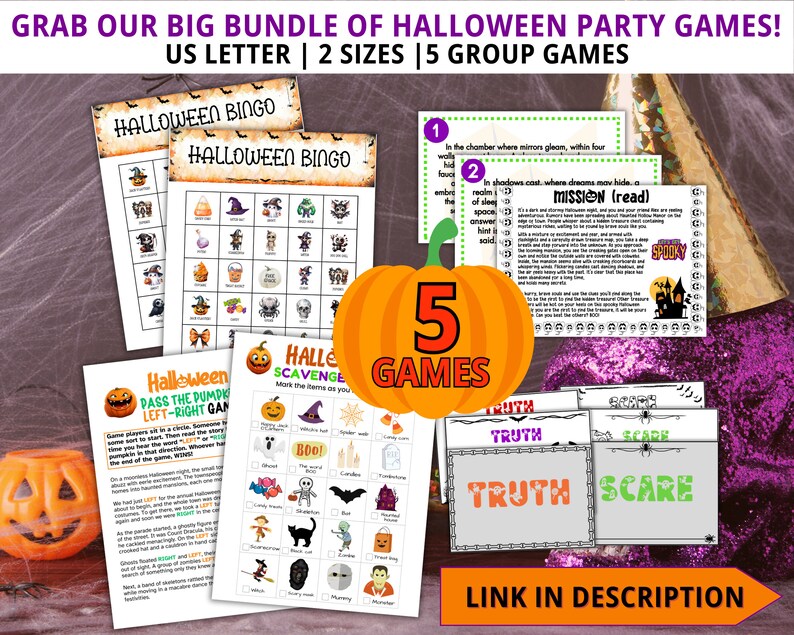 Pass the Pumpkin, Halloween Left Right Game, Pass the Gift Game ...