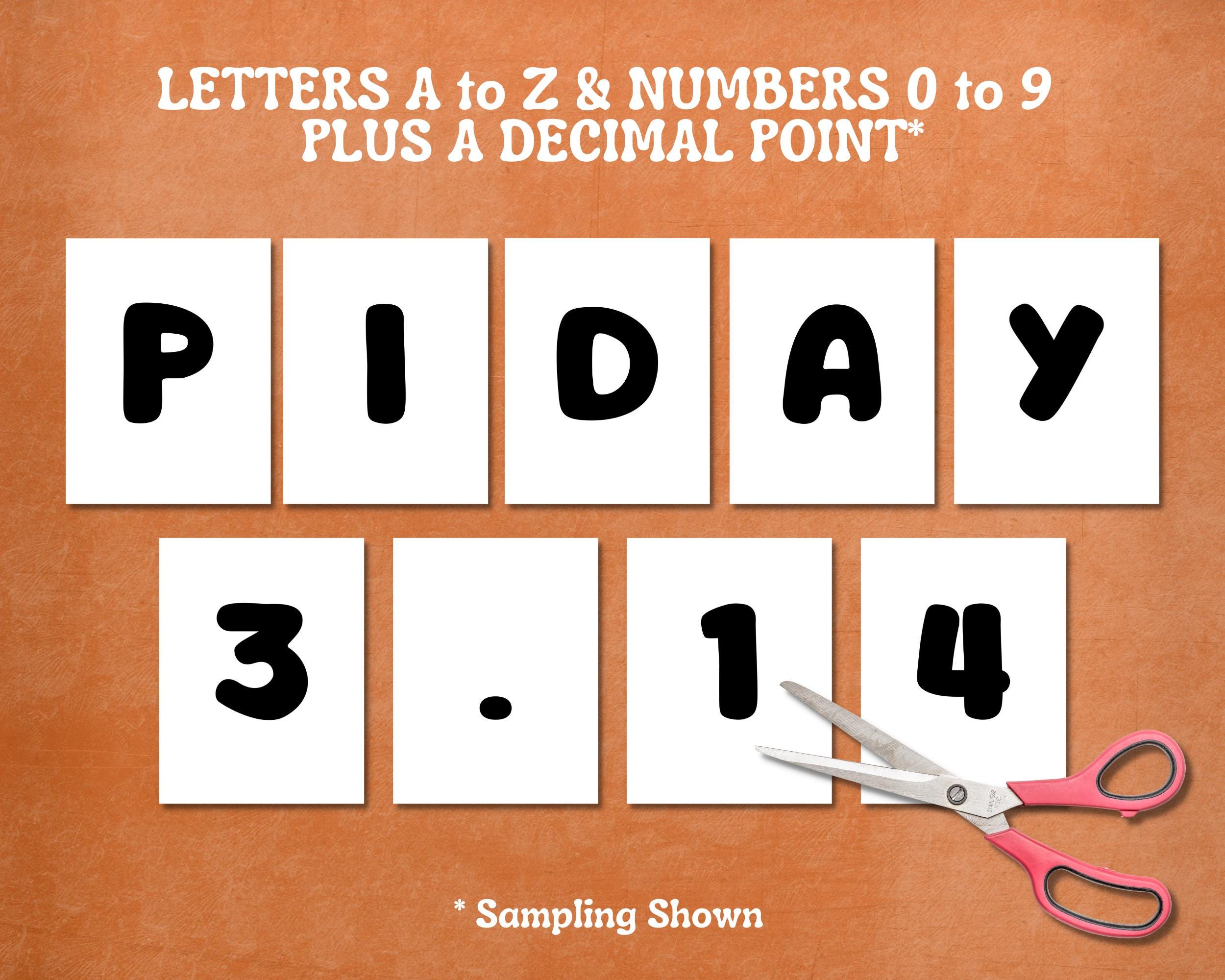 Pi Day Bulletin Board Kit, Classroom Decor, Printable March Bulletin ...