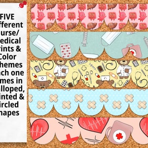 School Nurse Bulletin Board Kit, School Nurse Office Decor, Bulletin ...