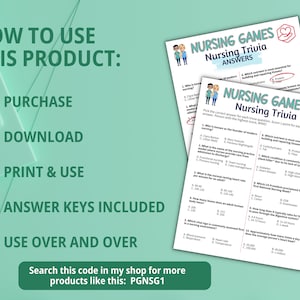 Nursing Trivia, Health Trivia, Medical Games, Nursing Games, Nurse ...