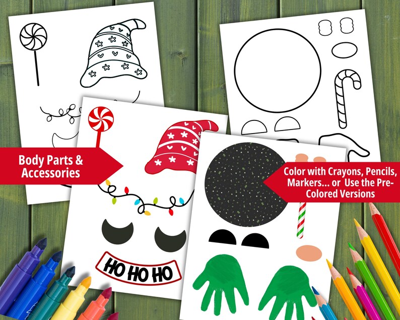 Christmas Gnome Craft, Kindergarten Craft, Christmas Craft, Classroom ...