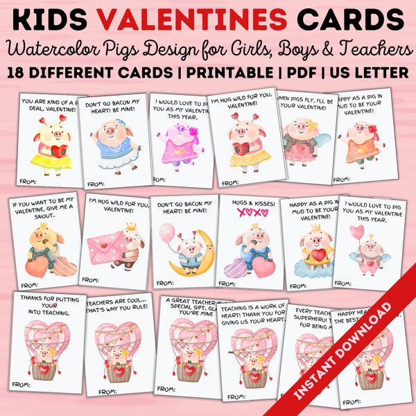 Pig Valentine - Etsy