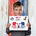 Presidents Day Handprint Craft, Patriotic Handprint Art, Handprint Sign ...