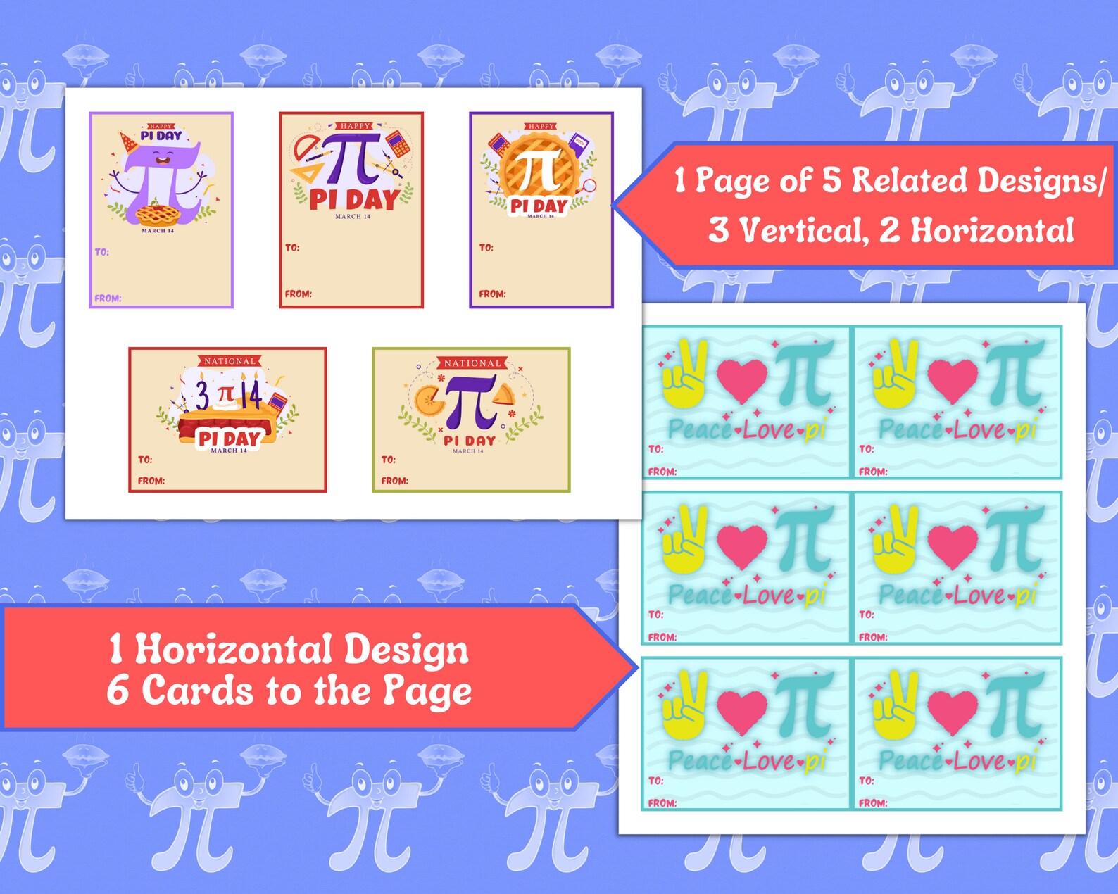 Printable Small Pi Day Cards - Exchange Like Valentines, Teacher ...
