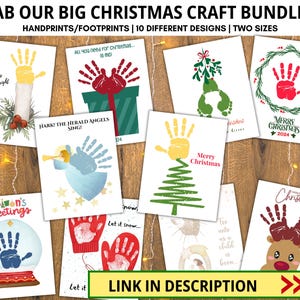 Christmas Handprint Craft, Christmas Tree Handprint Art, Winter ...