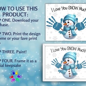 Winter Handprint Craft, Love You Snow Much, Handprint Art, Winter ...