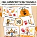Fall Handprint Crafts, Bundle, Handprint Craft, Fall Handprint Art ...