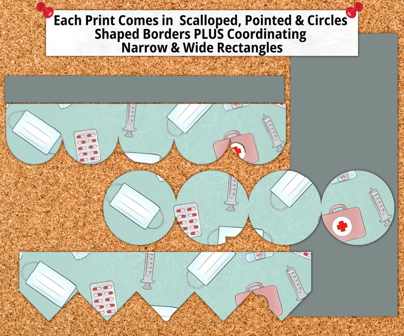 School Nurse Bulletin Board Kit, School Nurse Office Decor, Bulletin ...