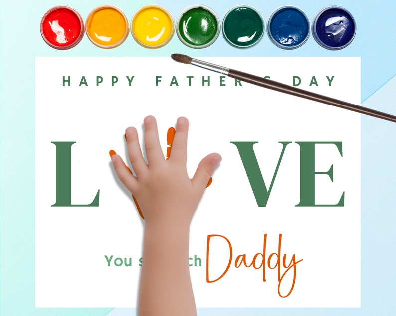 Father's Day Handprint Crafts, Fathers Day Handprint Art, Handprint ...