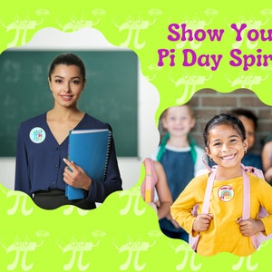 Printable Pi Day Stickers Pi Day Download Math Teacher Math - Etsy