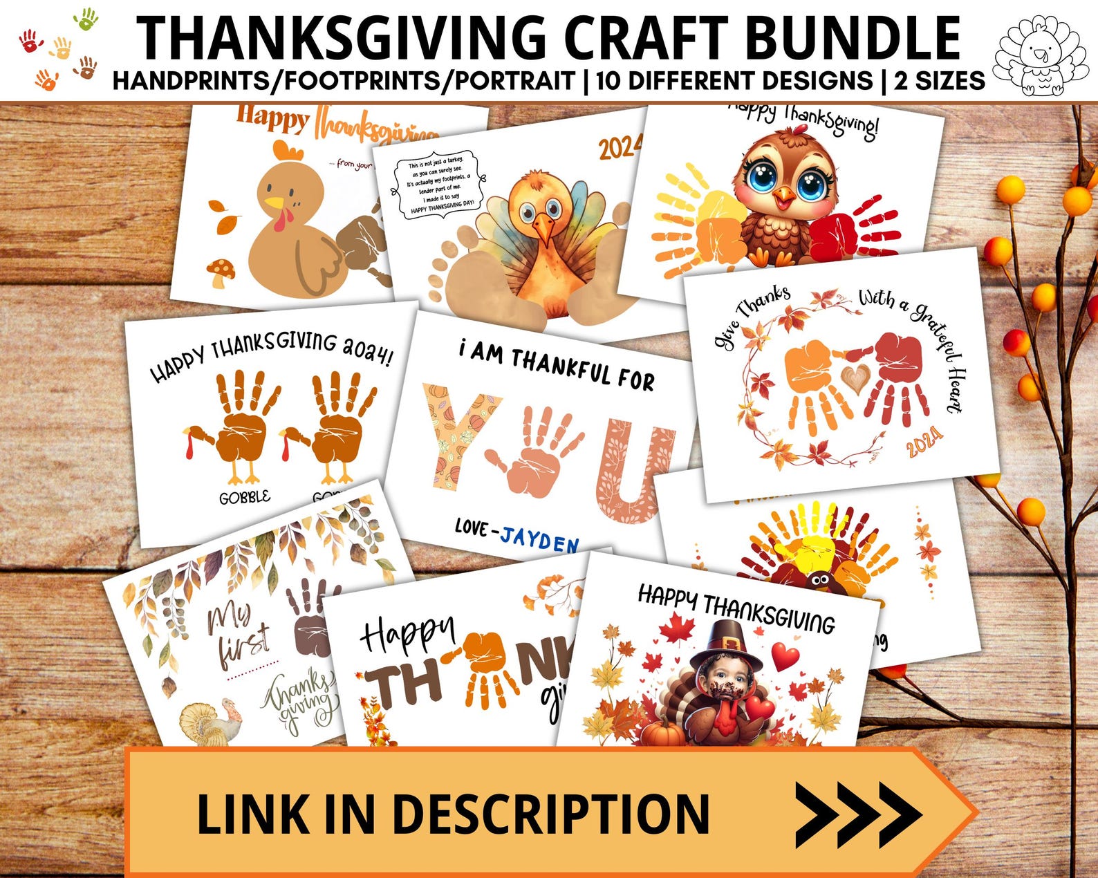 Happy Thanksgiving Handprint Craft, Thanksgiving Handprint, Fall ...