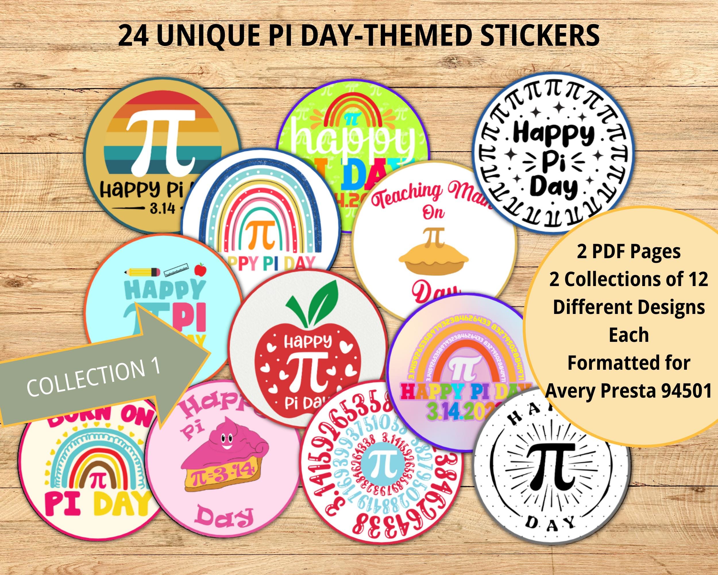 Printable Pi Day Party Bundle, Pi Day Party Favors, Math Pi Day Banner ...