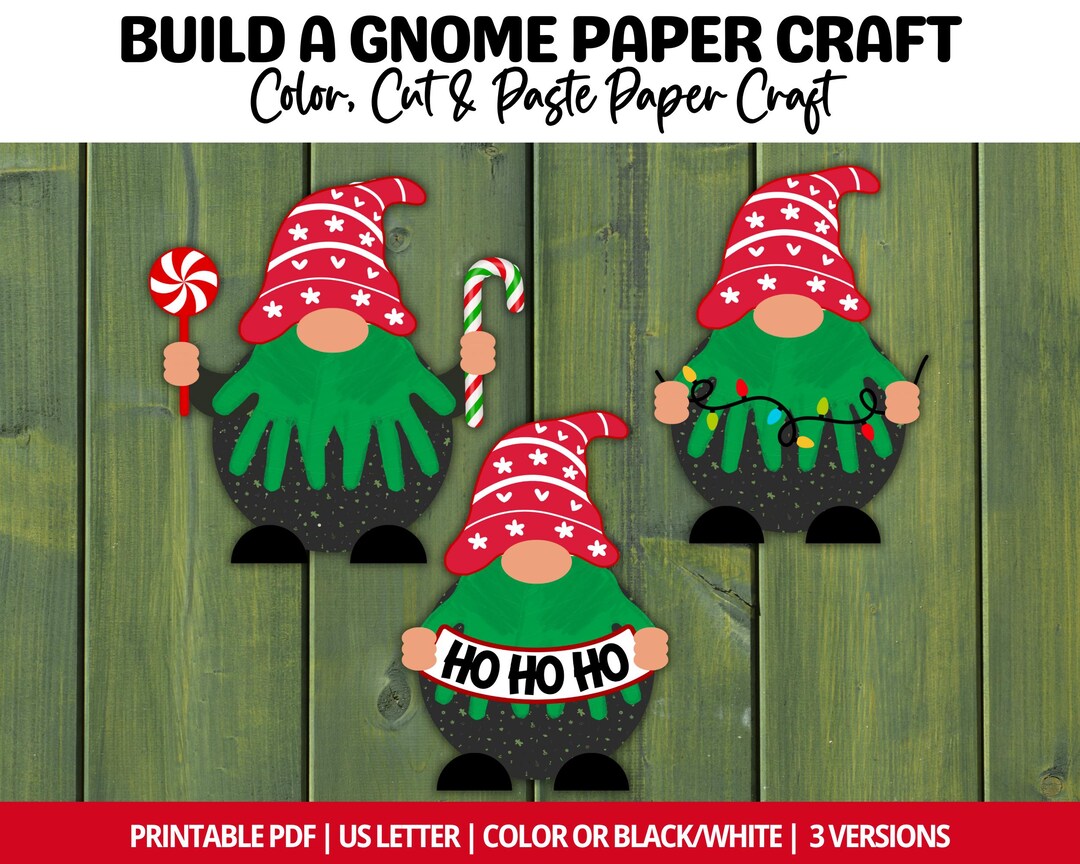 Christmas Gnome Craft, Kindergarten Craft, Christmas Craft, Classroom ...