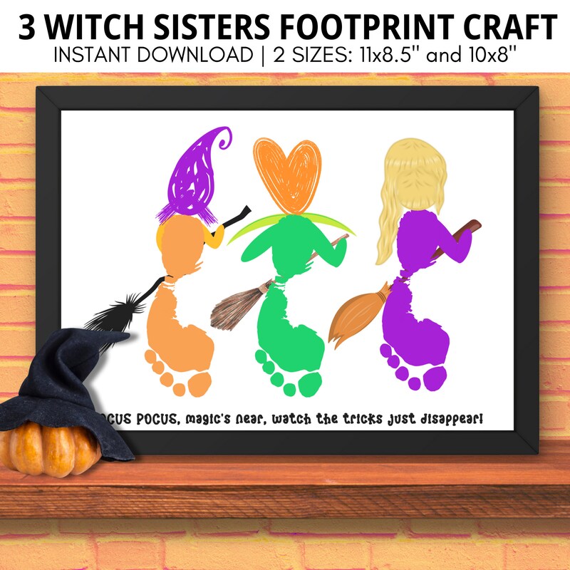 Halloween Handprint Craft - Etsy