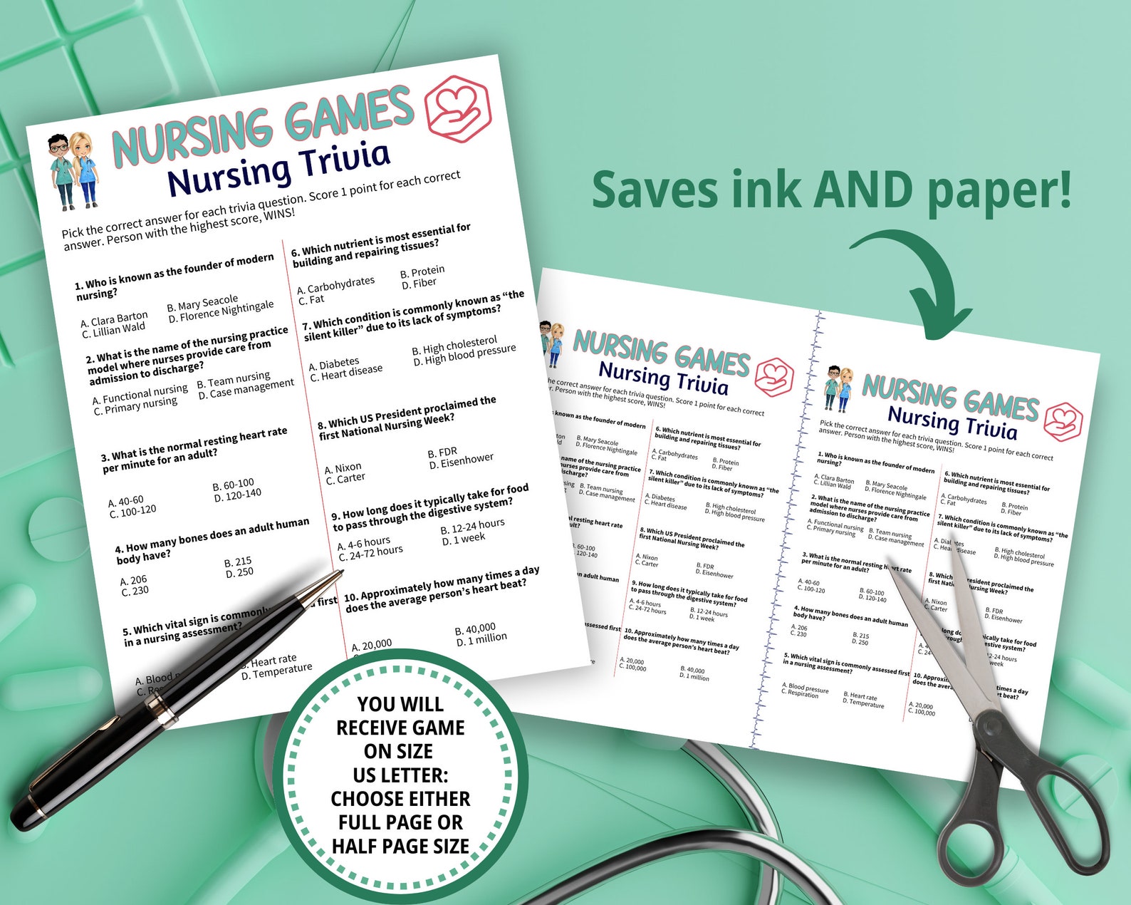 Nursing Trivia, Health Trivia, Medical Games, Nursing Games, Nurse ...