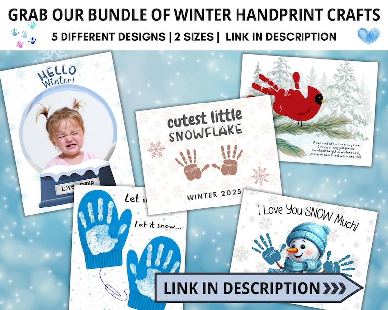 Winter Handprint Craft, Love You Snow Much, Handprint Art, Winter ...
