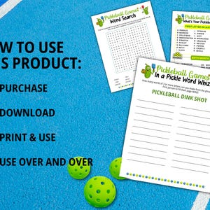 Pickleball Game Bundle, Pickleball Games, Pickleball Party, Pickleball ...