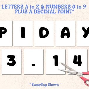 Pi Day Bulletin Board Kit, Classroom Decor, Printable March Bulletin ...