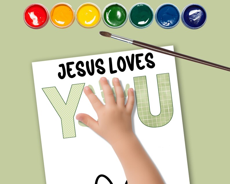 Easter Handprint Craft, Religious Easter Handprint Art, Handprint Sign ...