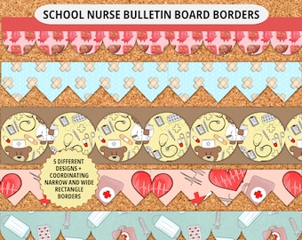 School Nurse Bulletin Board Kit - Etsy