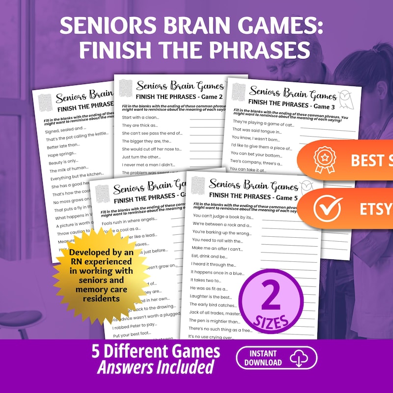 Dementia Activity Bundle - Etsy
