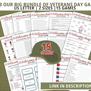 Veterans Day Word Search, Veterans Day Word Games, Veterans Day Games ...