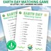 Earth Day Matching Game, Earth Day Games, Family Game Night, Office ...