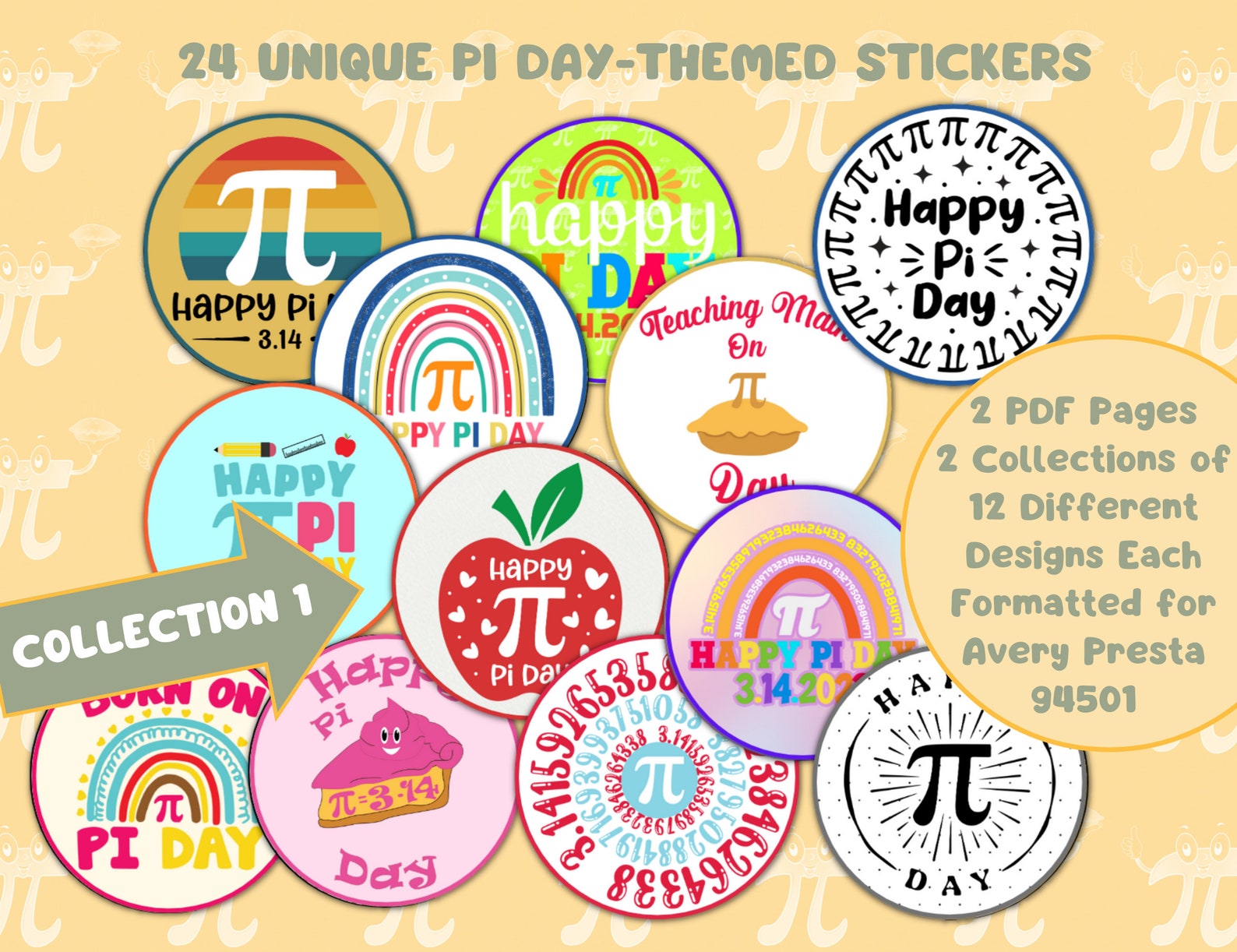 Printable Pi Day Party Bundle, Pi Day Party Favors, Pi Day Games, Math ...