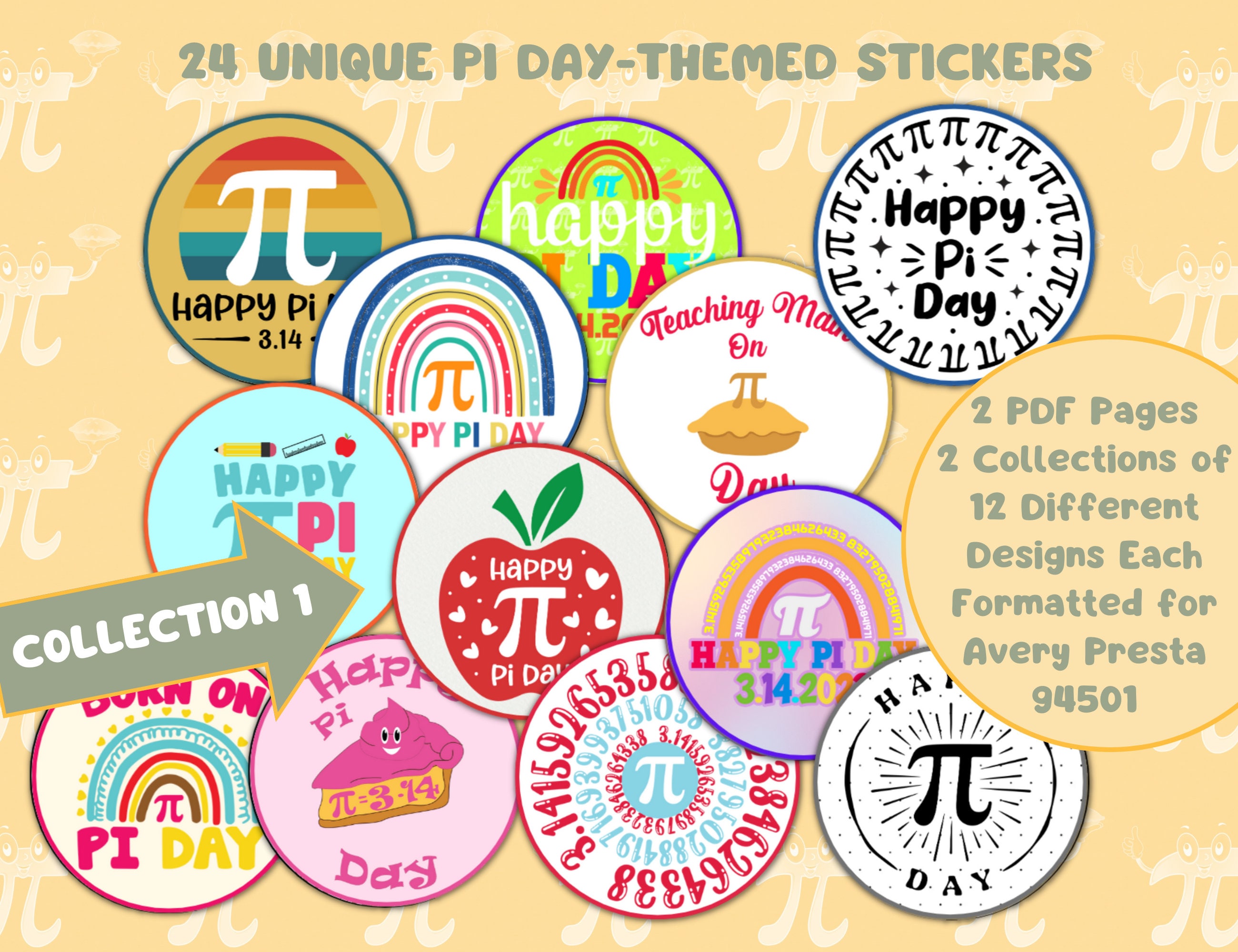 Printable Pi Day Party Bundle, Pi Day Party Favors, Pi Day Games, Math ...