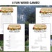 Camping Games for Kids, Bundle, Summer Camp Games, Family Game Night ...