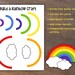 Build a Rainbow Craft, Cut and Paste Printable, Paper Craft for Kids ...