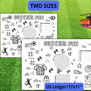 Soccer Coloring, Activity Sheet, Soccer Craft, Kids Coloring Page ...