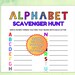 Alphabet Scavenger Hunt, Kids Scavenger Hunt, Printable Games for Kids ...