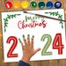 Christmas Handprint Craft, Merry Christmas 2024 Handprint Art, Winter ...