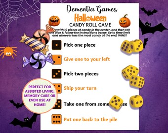 Dementia Dice Game Candy Dice Game Dice Game (Download Now) - Etsy