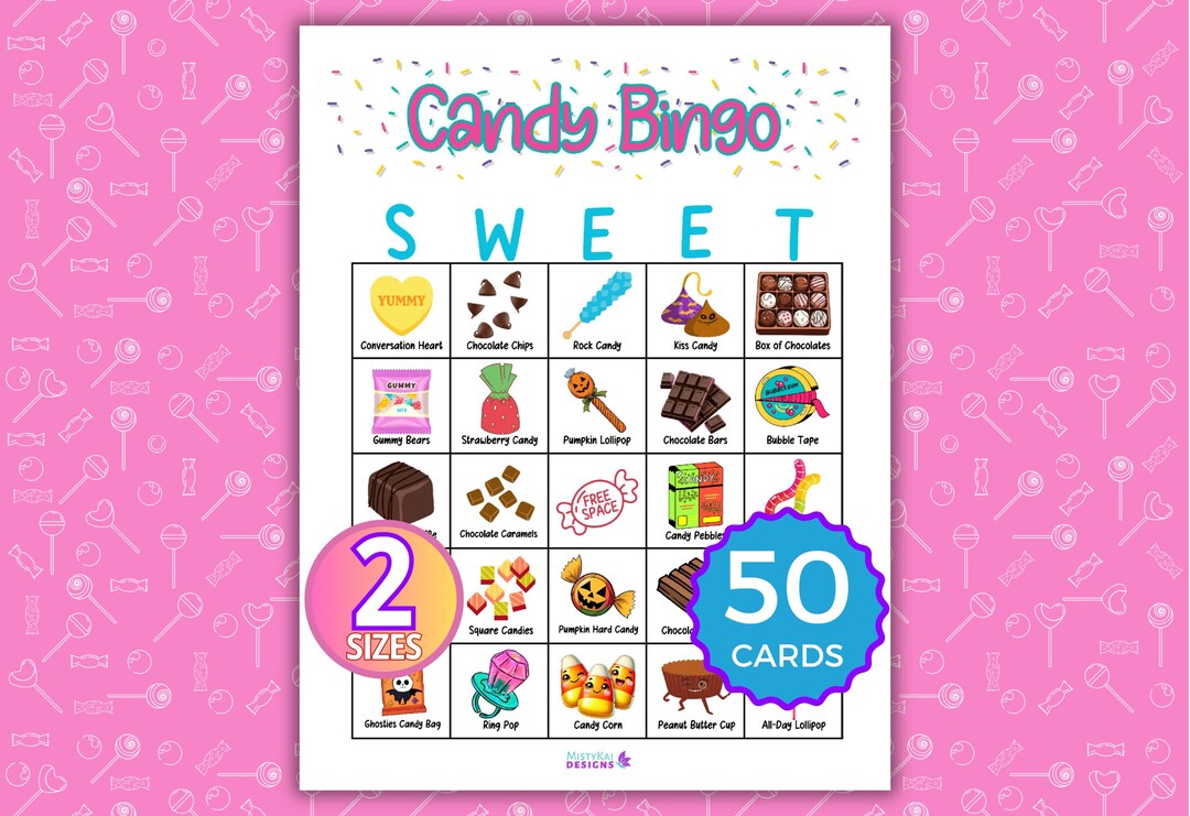 Candy Bingo, Holiday Bingo, Bingo Cards, Birthday Bingo, Classroom ...