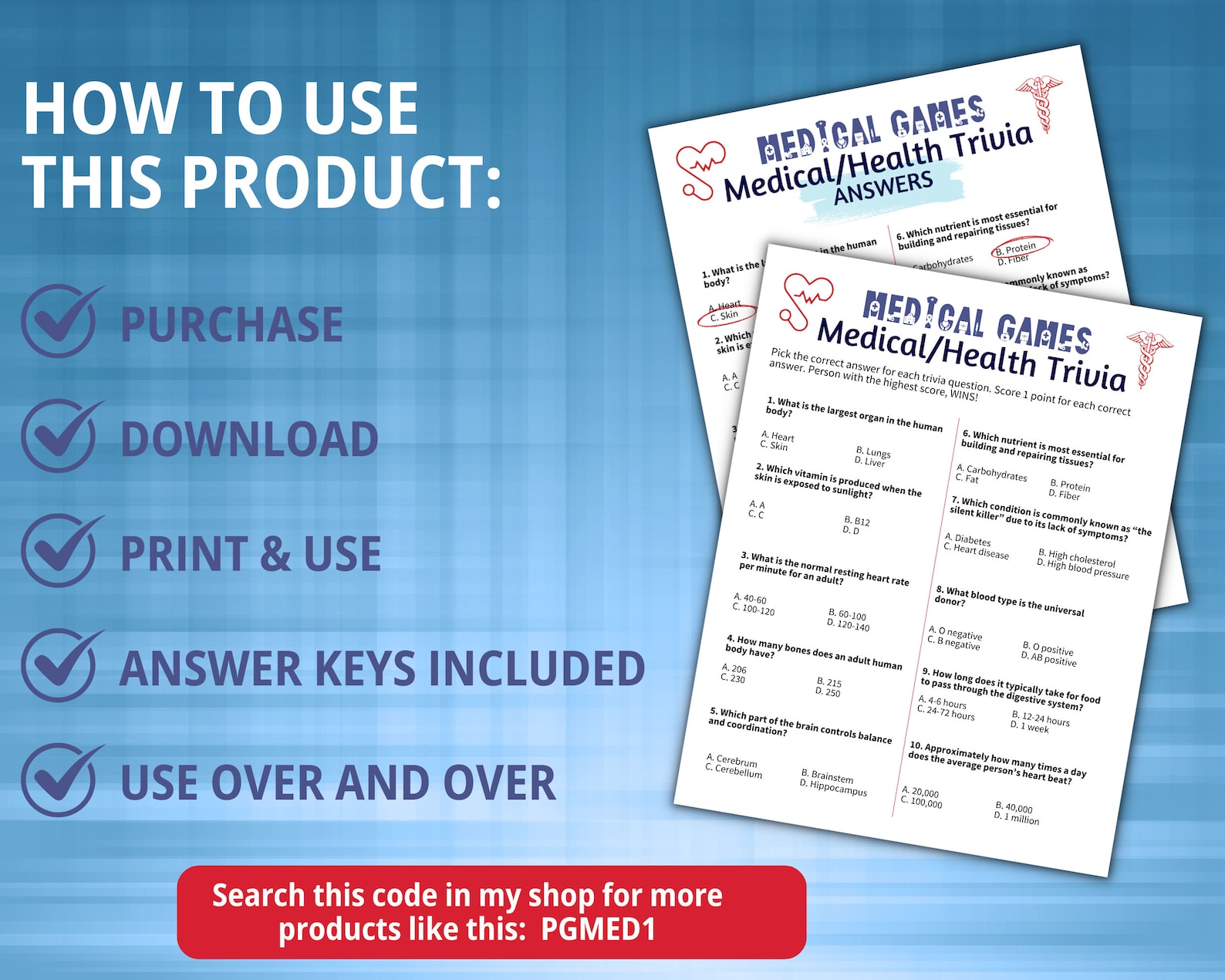Medical Trivia, Health Trivia, Medical Games, Nursing Games, Nurse ...